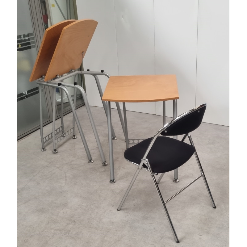 Table individuelle formation pliante rabattable basculante escamotable ...